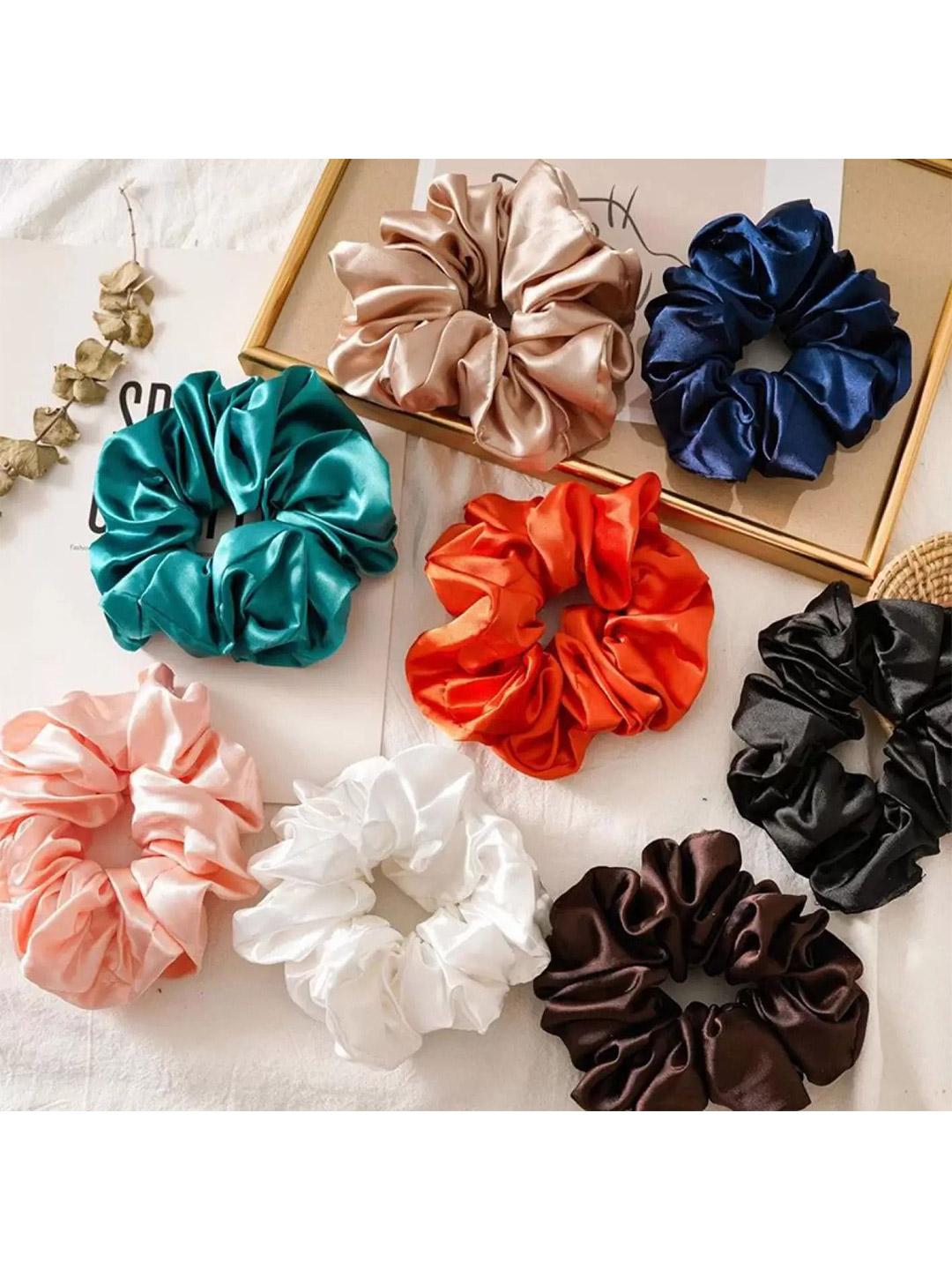 Buy SZN Women Scrunchies Ponytail Holders - Hair Accessory for Women ...