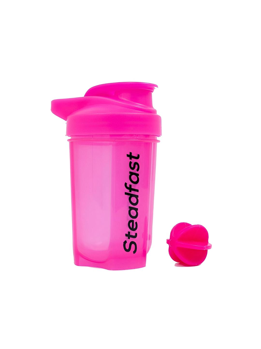 Buy Steadfast Nutrition Pink Solid Plastic Spill Proof Shaker 400ml ...