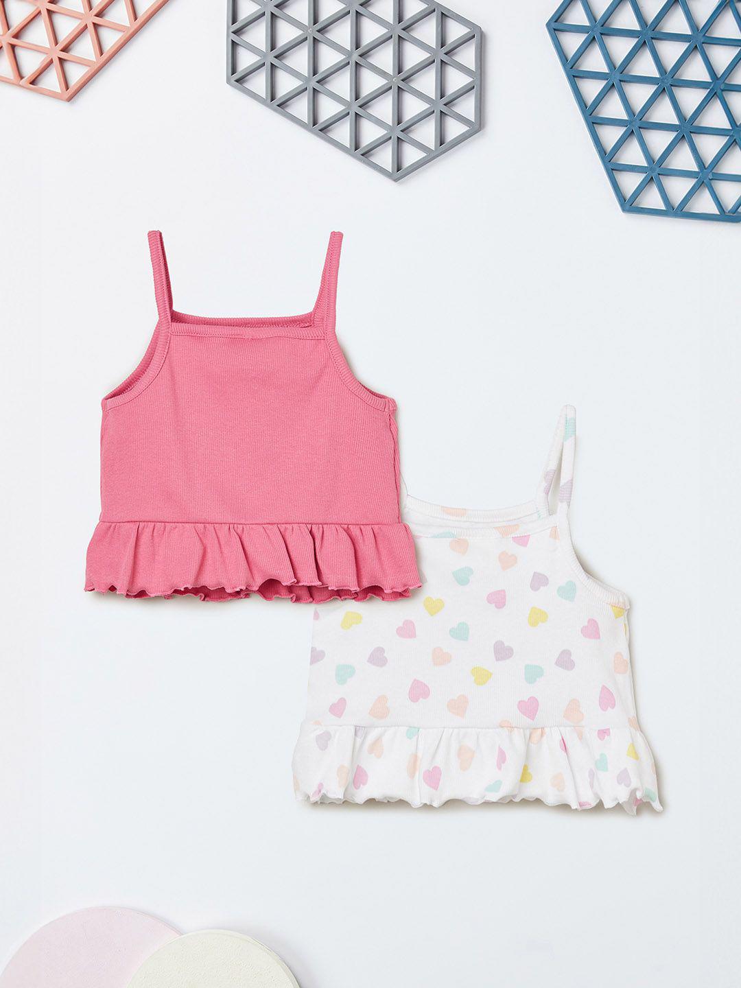 Buy Max Girls Girls Pack Of 2 Cotton Peplum Tops - Tops for Girls ...