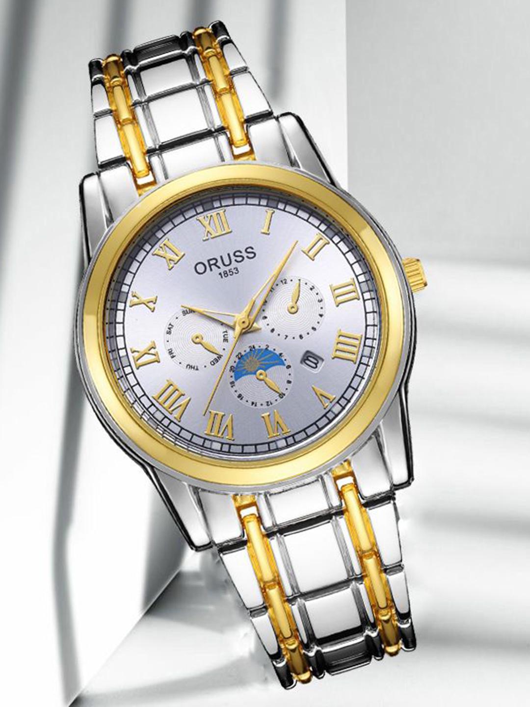 Buy ORUSS Men Dial & Stainless Steel Straps Analogue Watch IHHCJBEBFACJ ...