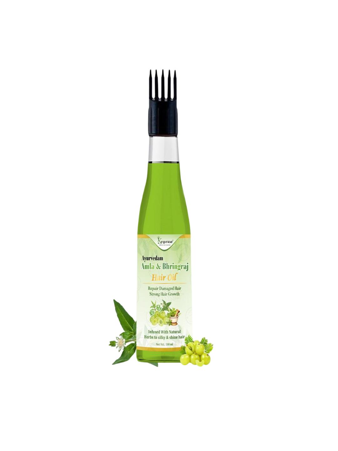 Buy KEYOZA Amla & Bhringraj Hair Oil For Dandruff 100 Ml - Hair Oil for ...