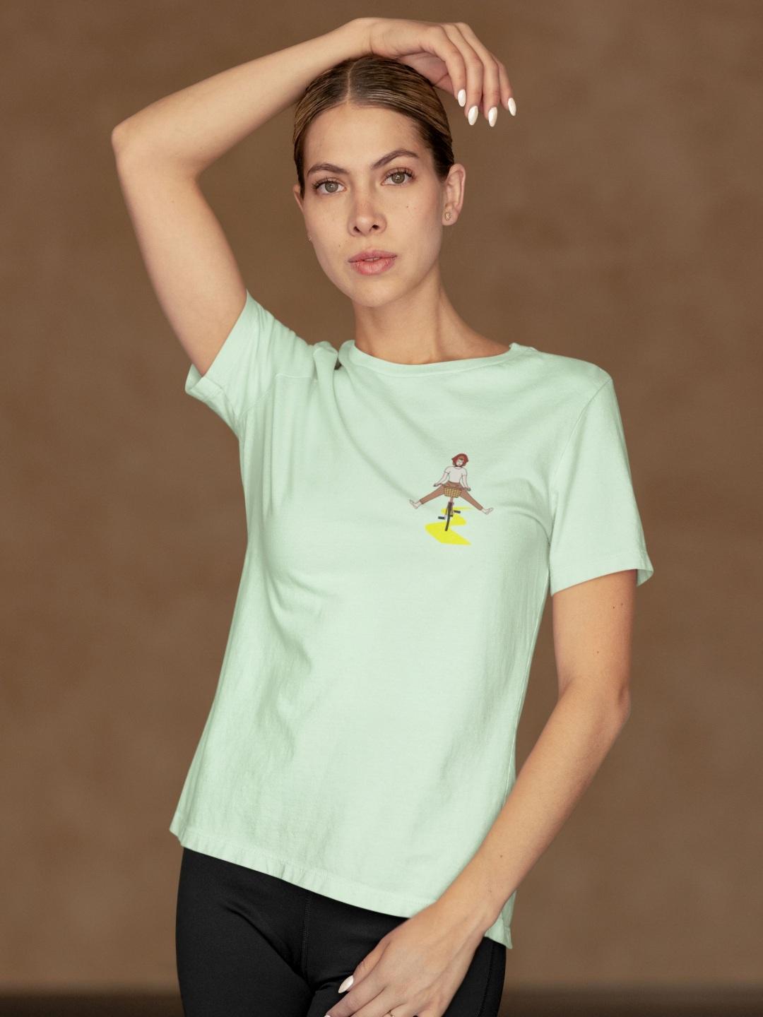 Buy Moda Rapido Women Bio Finish Slim Fit T Shirt - Tshirts for Women ...