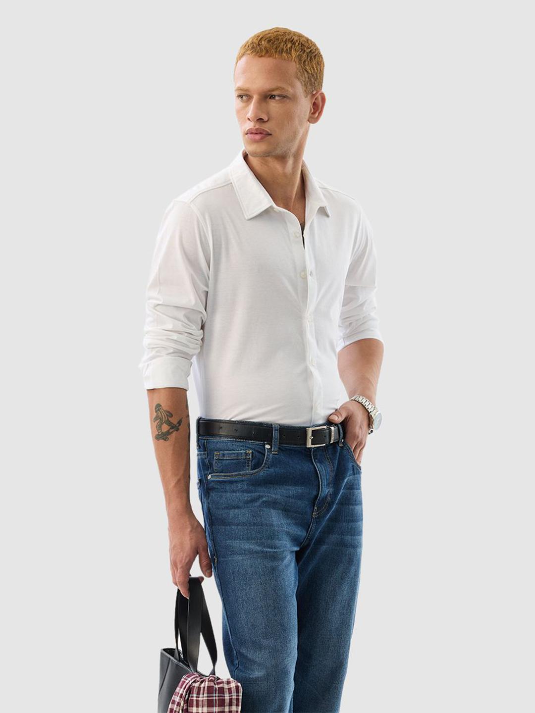 Buy Snitch Men Slim Fit Formal Shirt - Shirts for Men 33625602 | Myntra