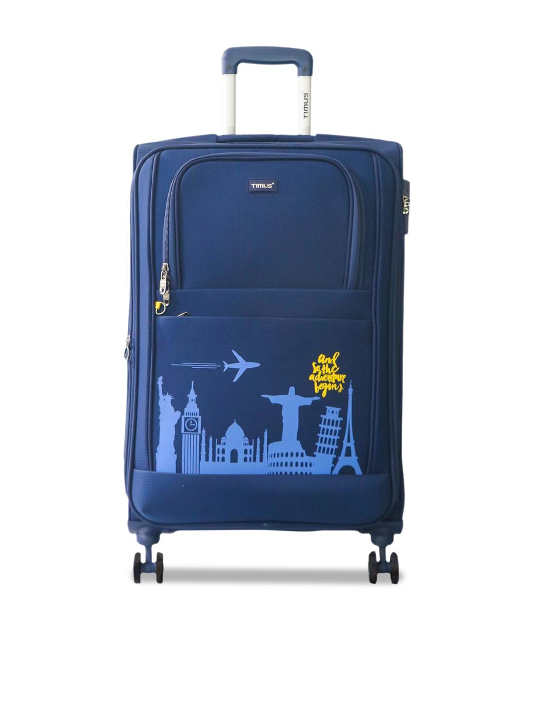 Buy Timus Salsa Plus Soft Luggage Printed Medium Trolley Bag - Trolley ...