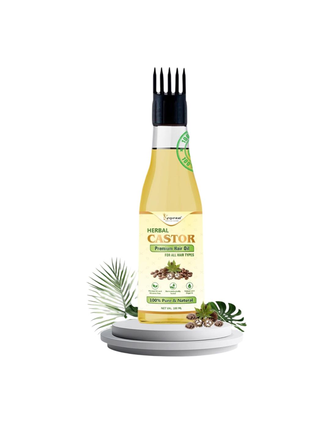 Buy KEYOZA Natural Castor Onion Hair Oil For Dandruff 100 Ml - Hair Oil ...