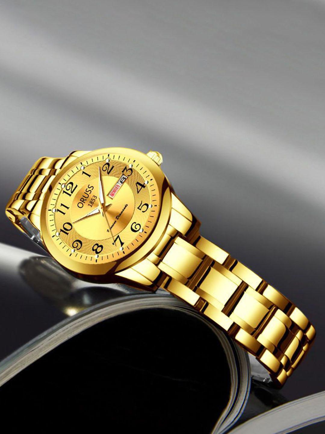 Buy ORUSS Women Dial & Stainless Steel Straps Analogue Watch ...