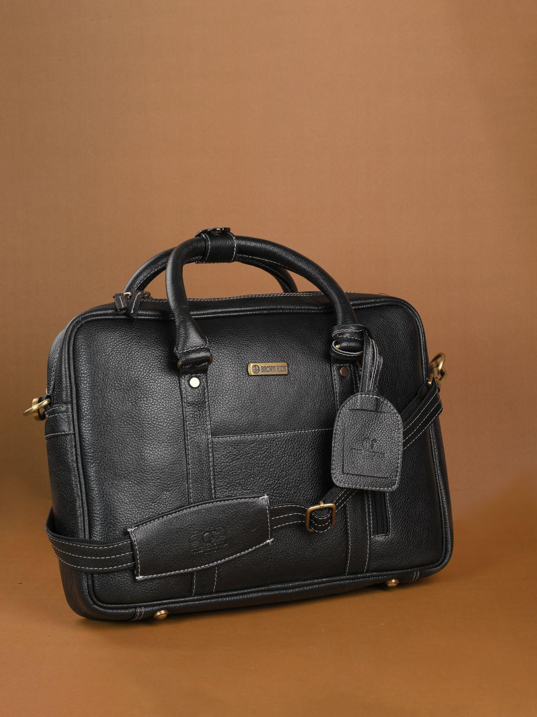 Buy The Brown Hide Men Leather Up To 18 Inch Laptop Bag - Laptop Bag ...
