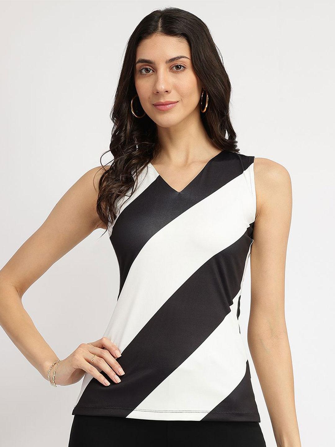 Buy FABLE STREET Striped Top - Tops for Women 33641892 | Myntra