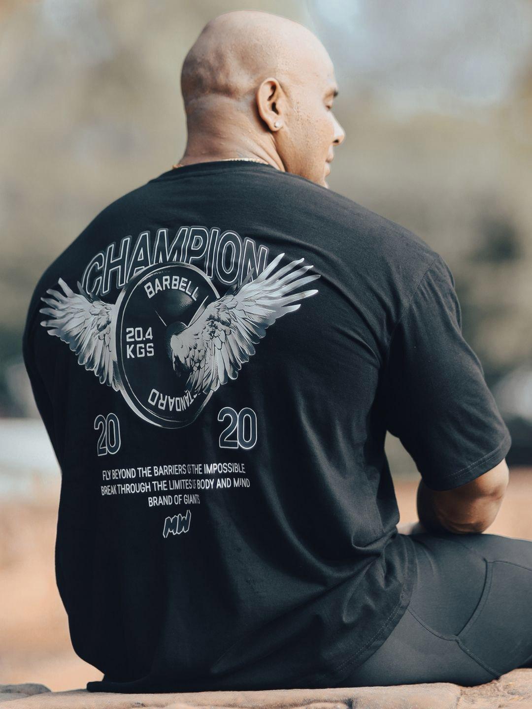 Buy Muscle Wolves Men Cotton Fly Break Oversized Tee T Shirt - Tshirts ...