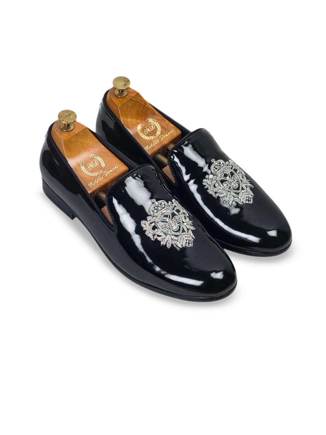 Buy MODELLO DOMANI Men Printed Patent Leather Slip On Sneakers - Casual ...