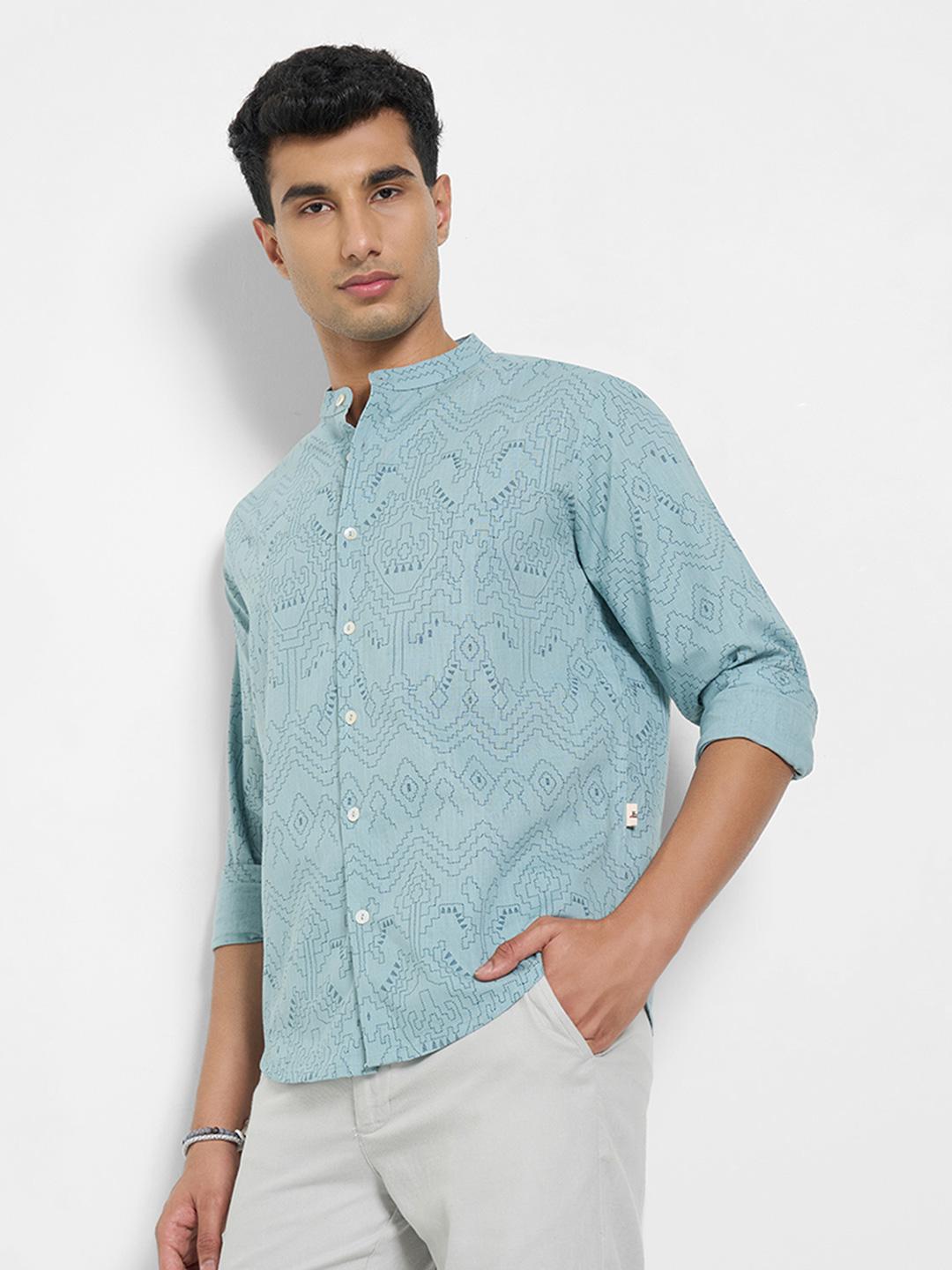 Buy Indus Route By Pantaloons Men Printed Party Shirt - Shirts for Men ...