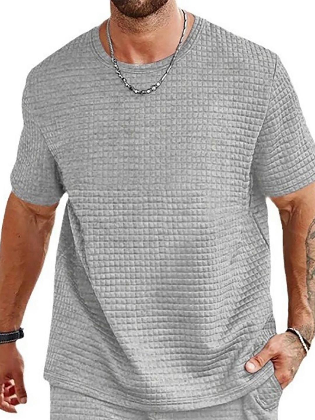 Buy StyleCast X Revolte Men Self Design Round Neck T Shirt - Tshirts ...