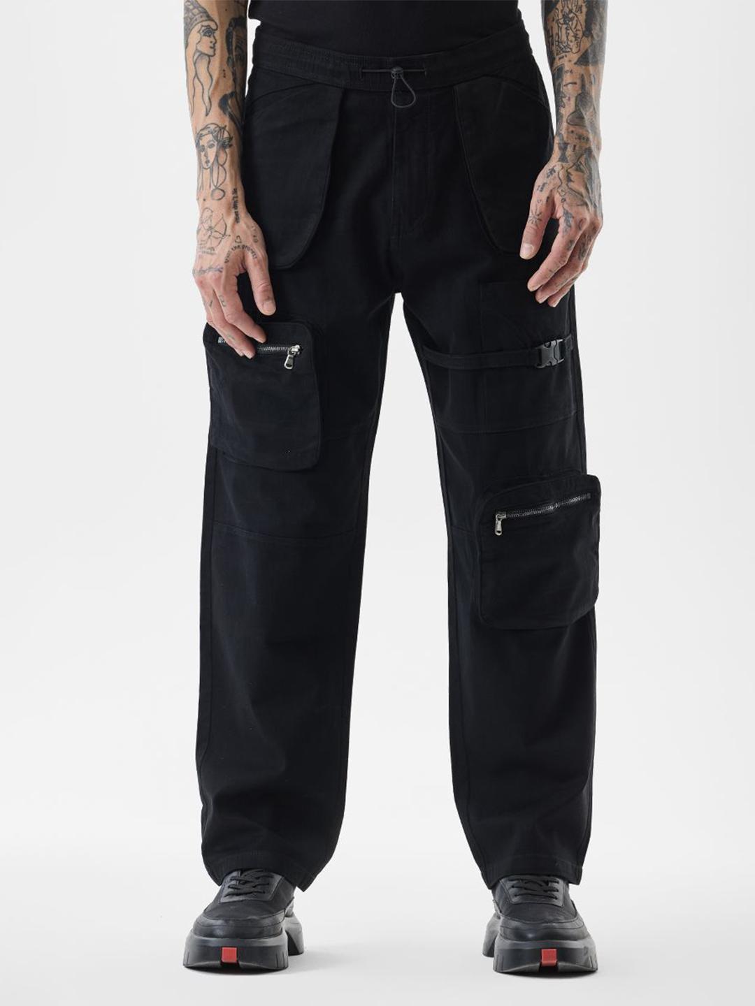 Buy Snitch Men Snitch Black Mid Rise Regular Fit Jeans - Jeans for Men ...