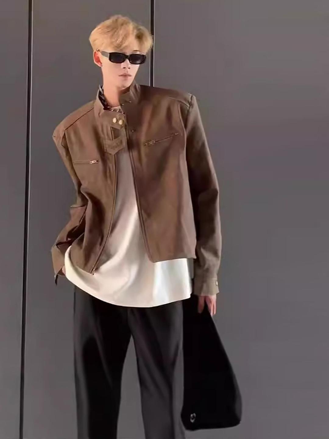 Buy StyleCast X Revolte Men Mandarin Collar Tailored Jacket - Jackets ...