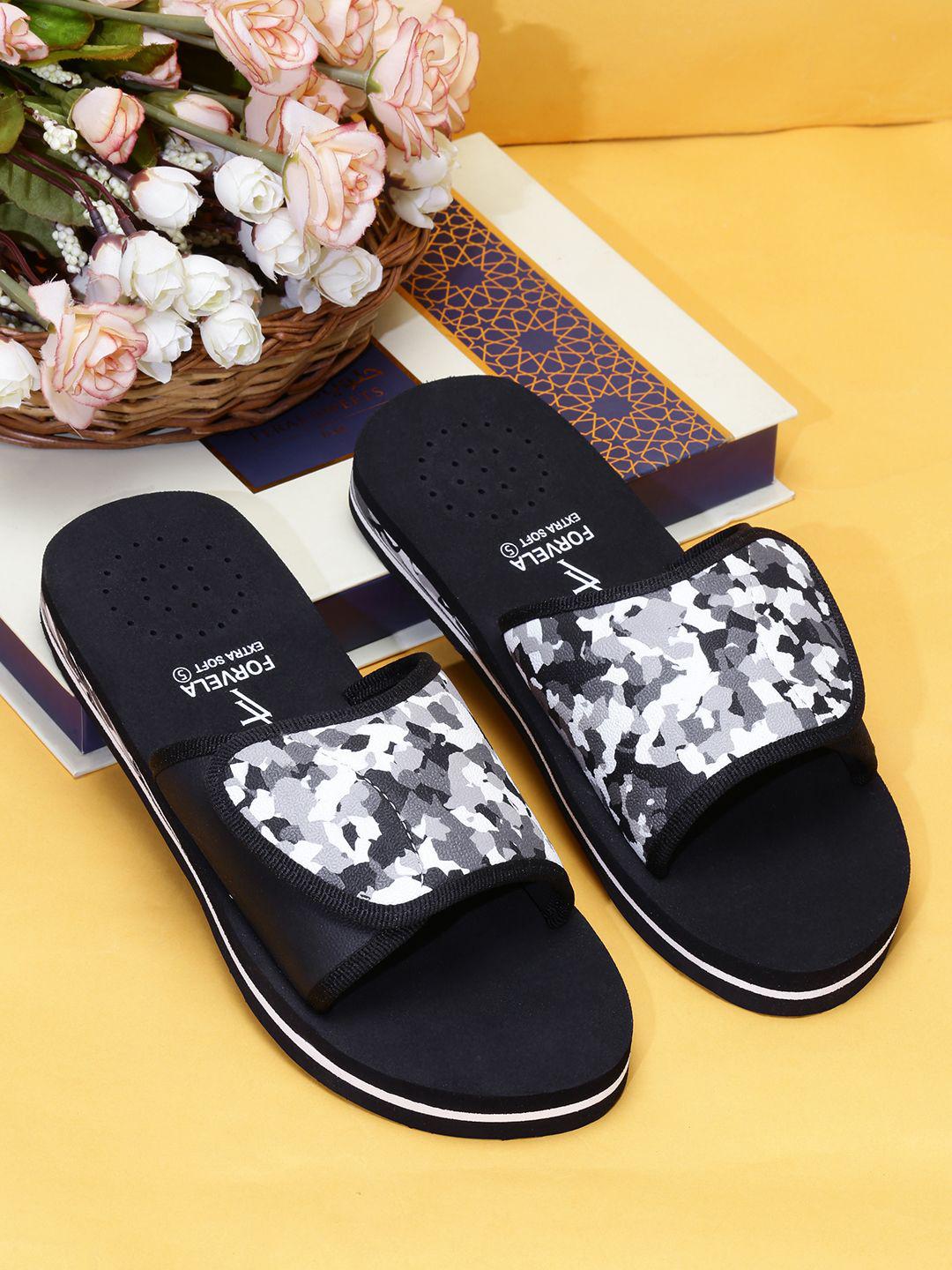 Buy FORVELA Women Doctor Ortho Comfortable Soft Printed Flip Flops ...