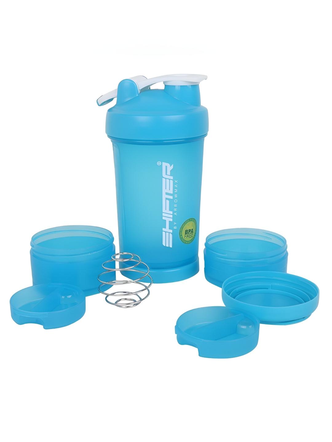 Buy SHIFTER Dominator Blue Plastic Flip Top Shaker 500ml - Water Bottle ...