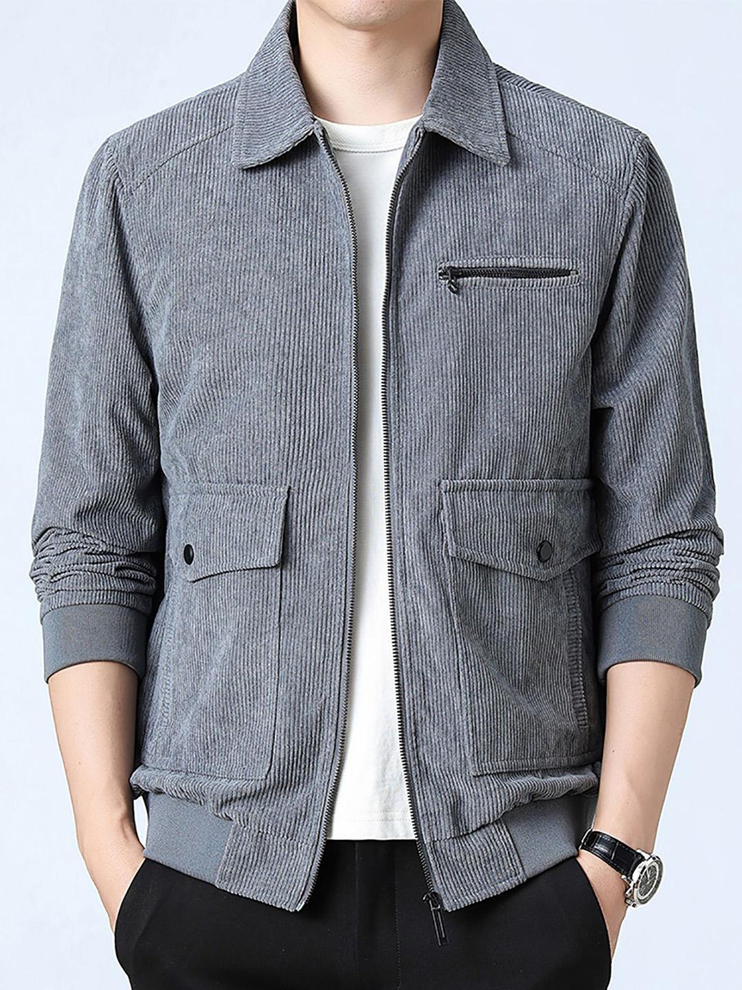 Buy StyleCast X Revolte Men Spread Collar Self Design Casual ...
