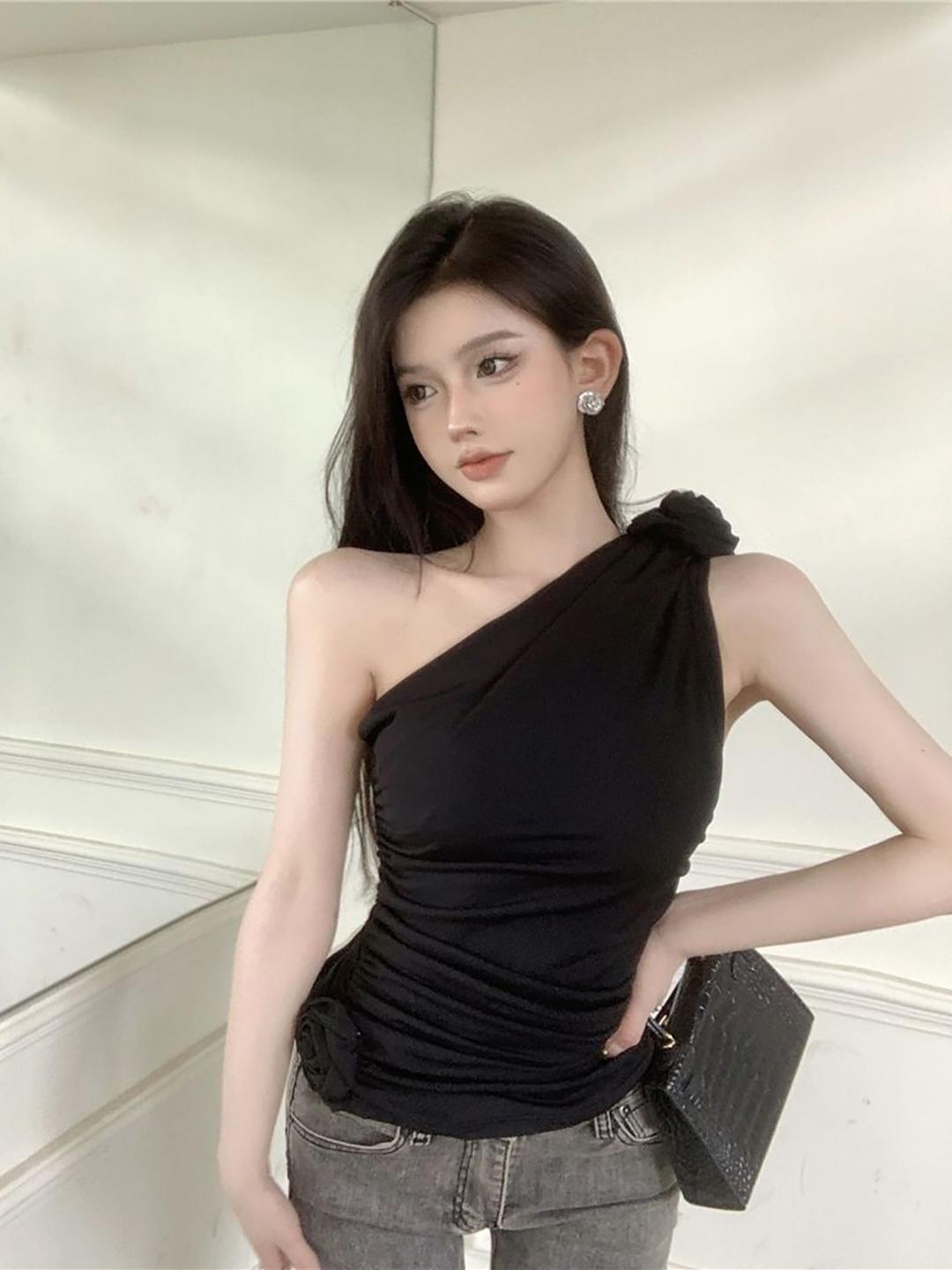 Buy StyleCast X Revolte One Shoulder Party Top - Tops for Women ...