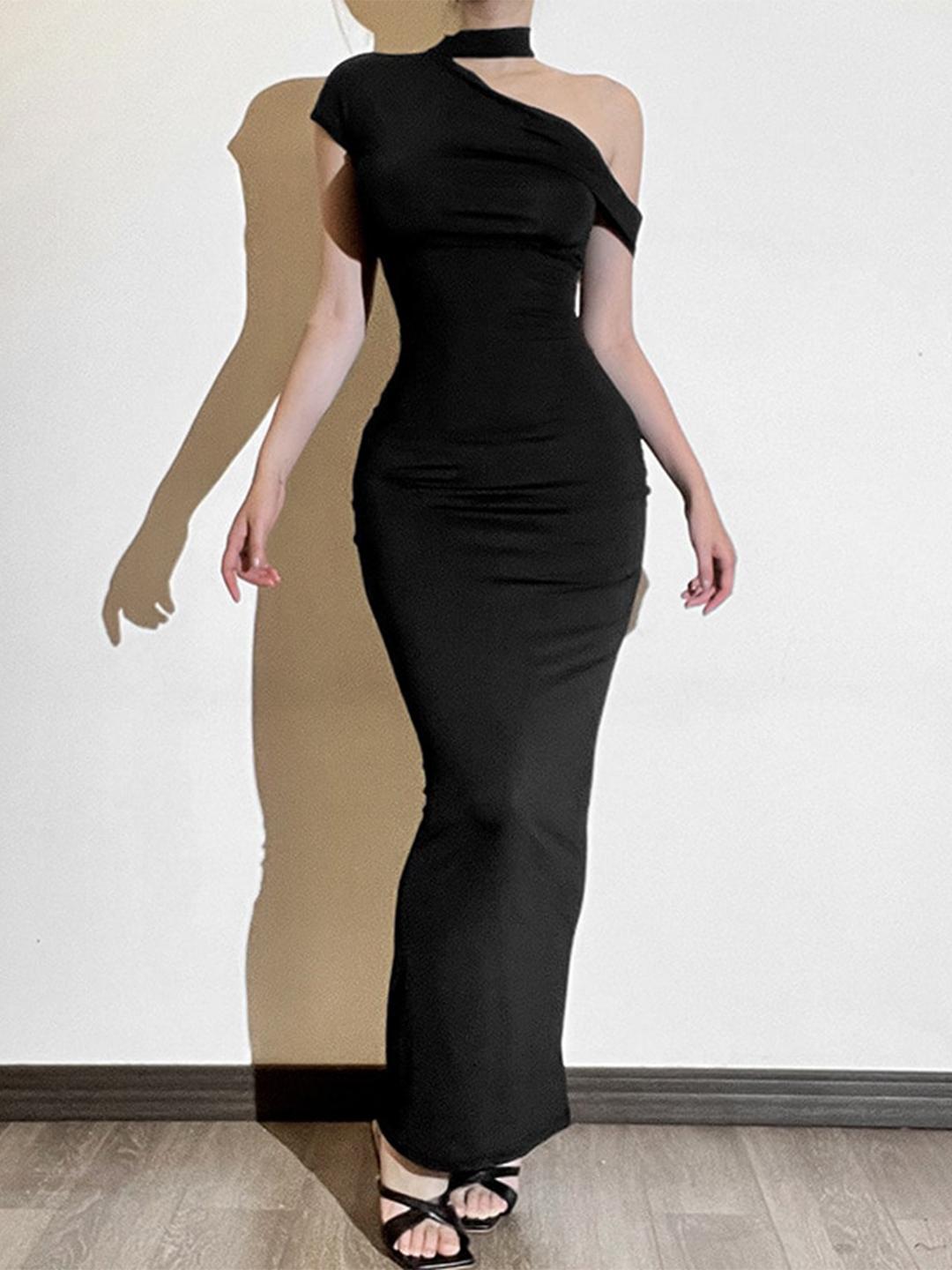 Buy StyleCast X Revolte Women Hood Neck Maxi Dress - Dresses for Women ...