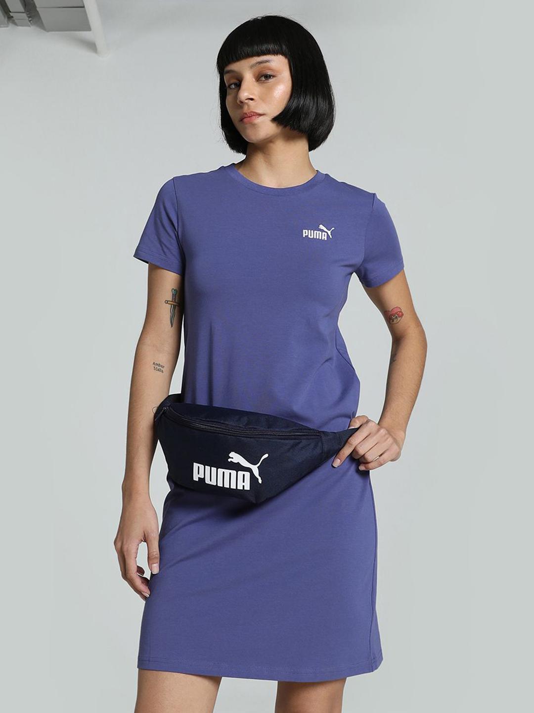 Buy Puma Small No.1 Logo Embroidered Cotton Slim Fit Dress - Dresses ...