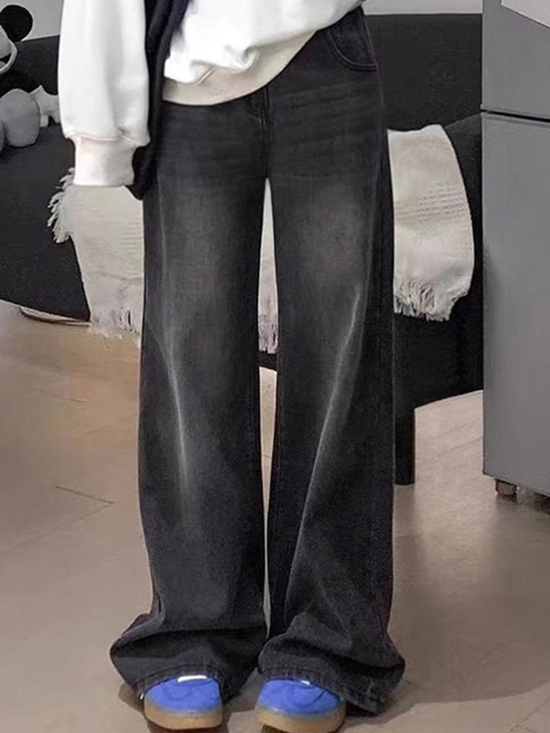 Buy StyleCast Women Wide Leg Light Fade Jeans - Jeans for Women ...