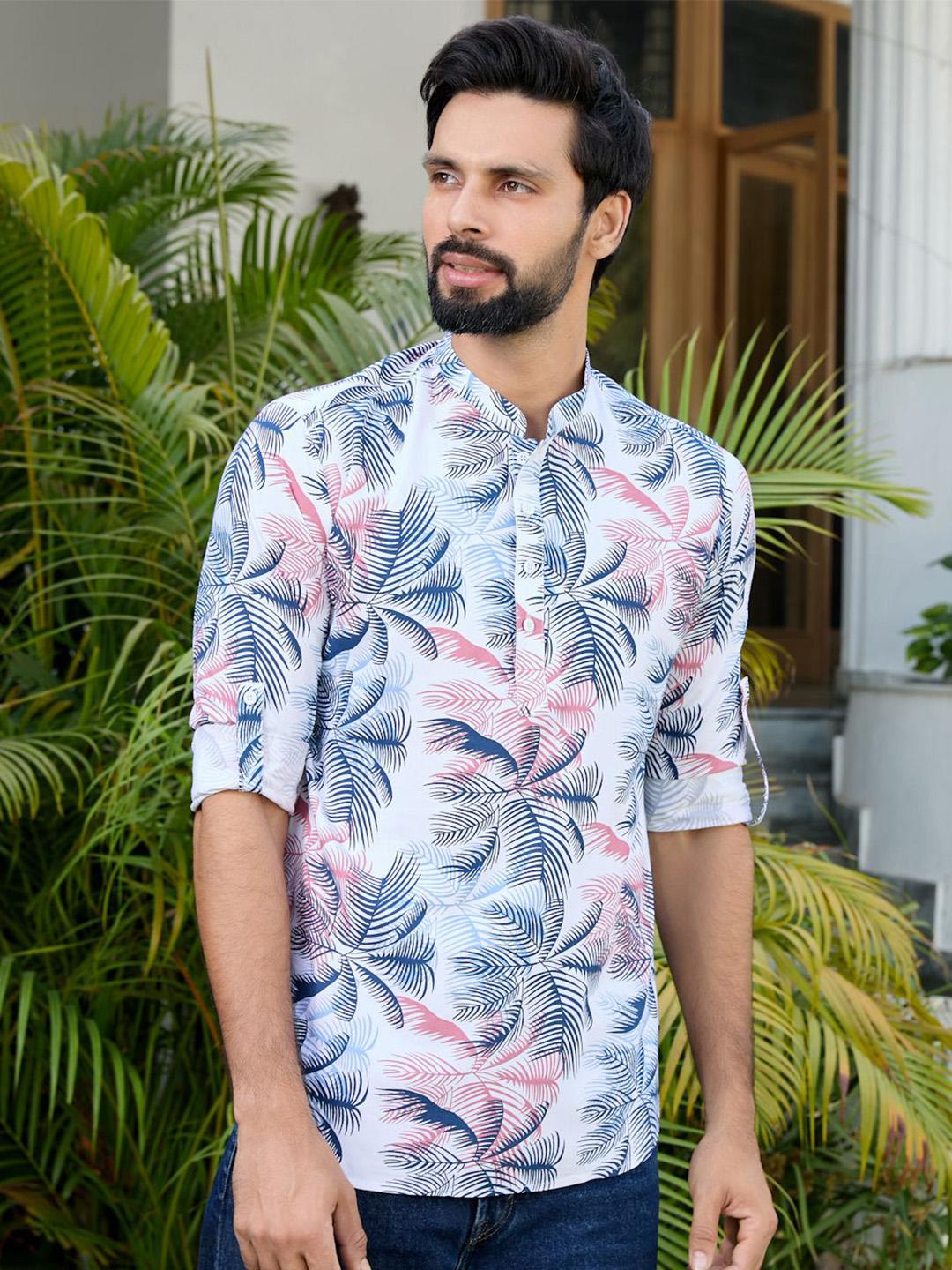 Buy See Designs Men Floral Printed Daily Straight Kurta - Kurtas for ...