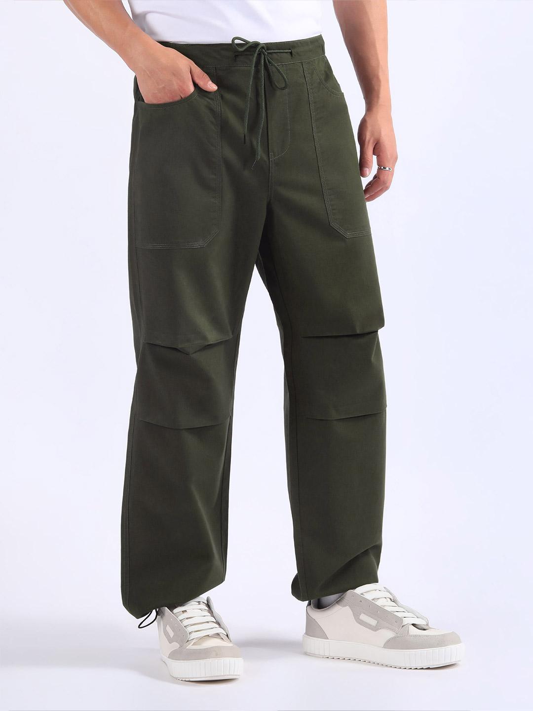 Buy Beyoung Men Elasticated Cargo Track Pants - Track Pants for Men ...