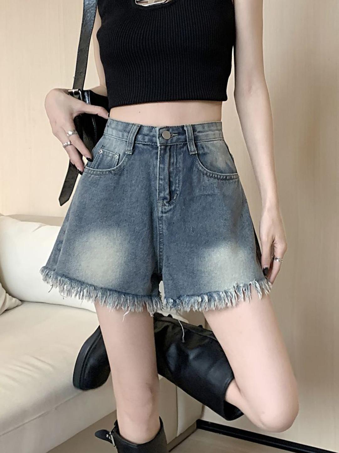 Buy StyleCast Women High Rise Loose Fit Shorts - Shorts for Women ...