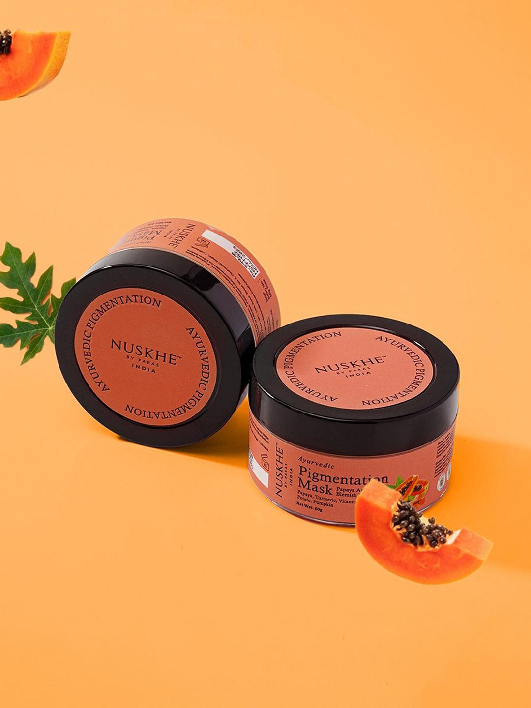 Buy Nuskhe By Paras Pigmentation Papaya Anti Blemish Mask 60 G - Mask ...