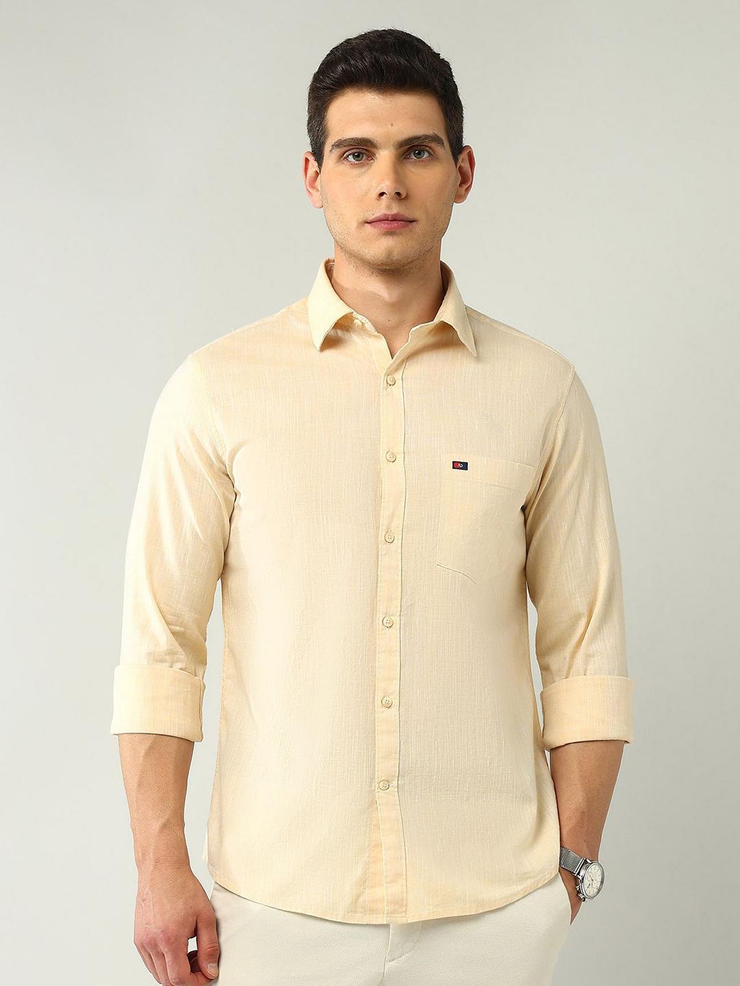 Buy AD By Arvind Men Classic Slim Fit Casual Shirt - Shirts for Men ...