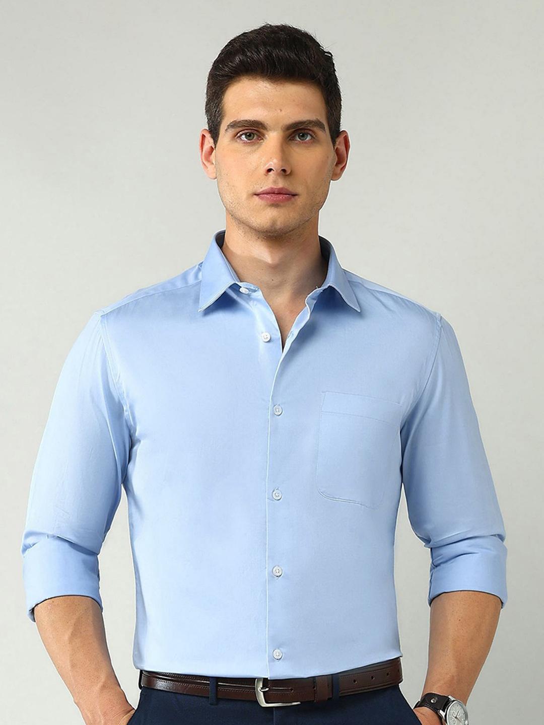 Buy AD By Arvind Men Classic Satin Formal Shirt - Shirts for Men ...