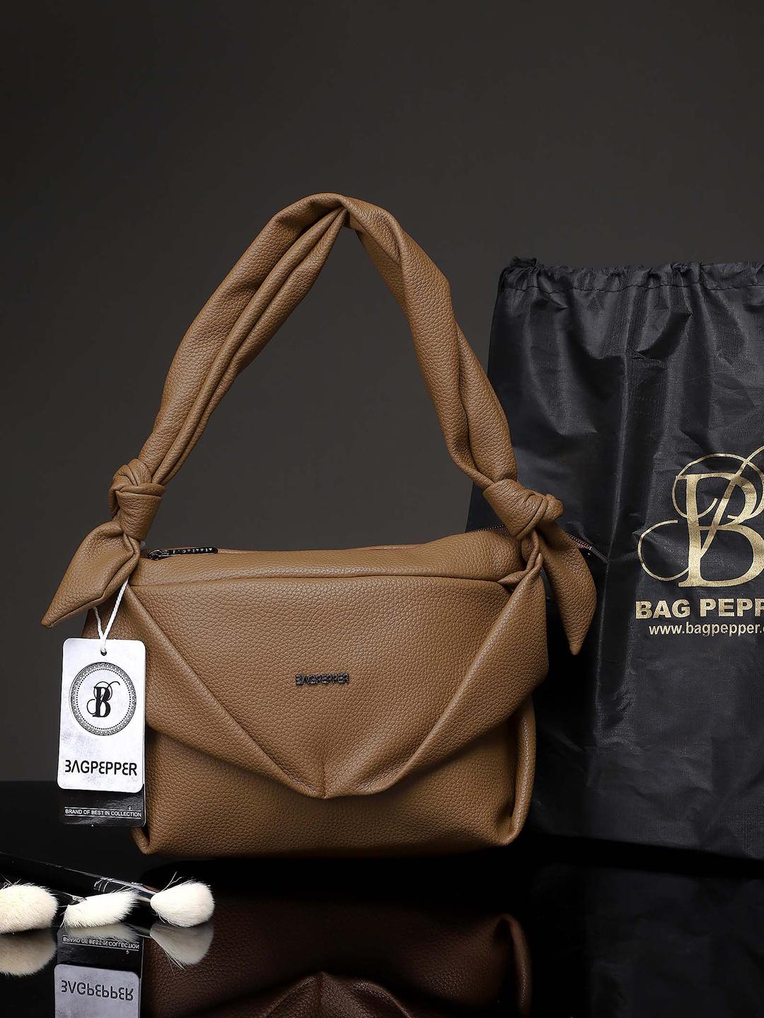 Buy Bag Pepper PU Structured Handheld Bag With Bow Detail - Handbags ...