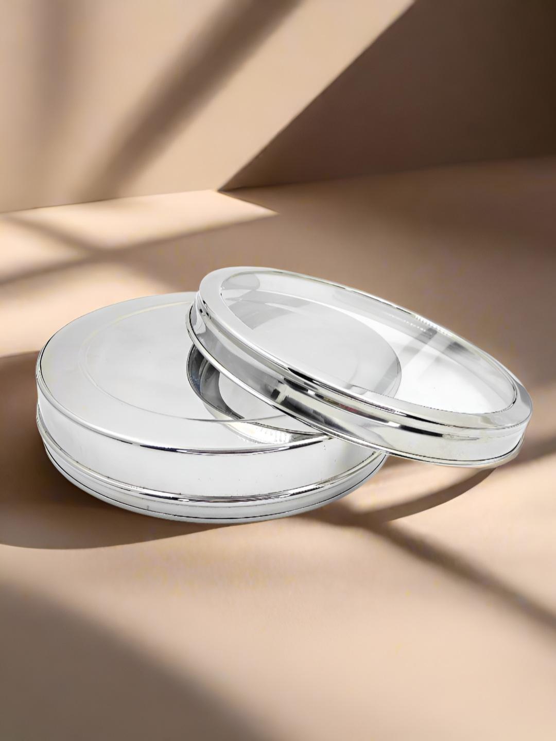 Buy Nyra Kitchenware Steel Solid Stainless Steel Dishwasher Safe Flip Top Fridge Container 2.5L ...