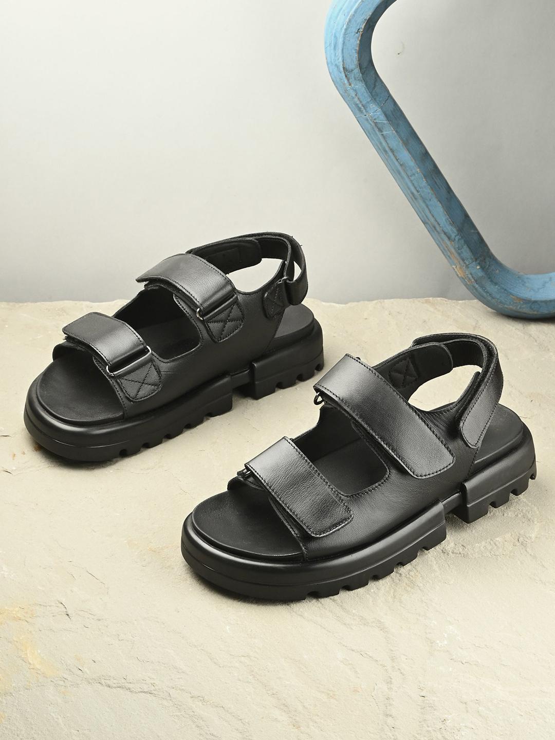 Buy AfroJack Men Leather Comfort Sandals - Sandals for Men 33776791 ...