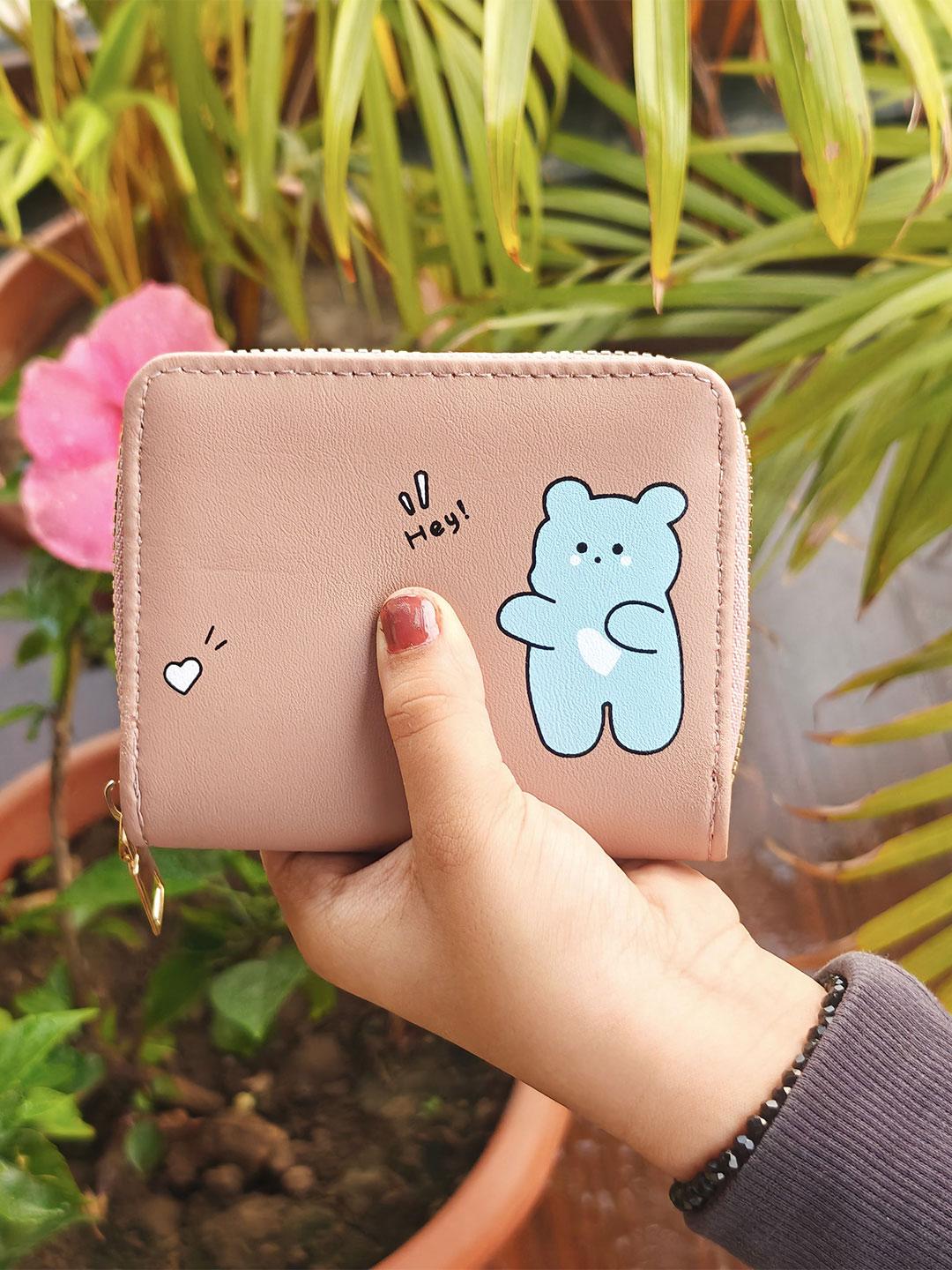 Buy VALERIE Women Animal Printed PU Zip Around Wallet - Wallets for ...
