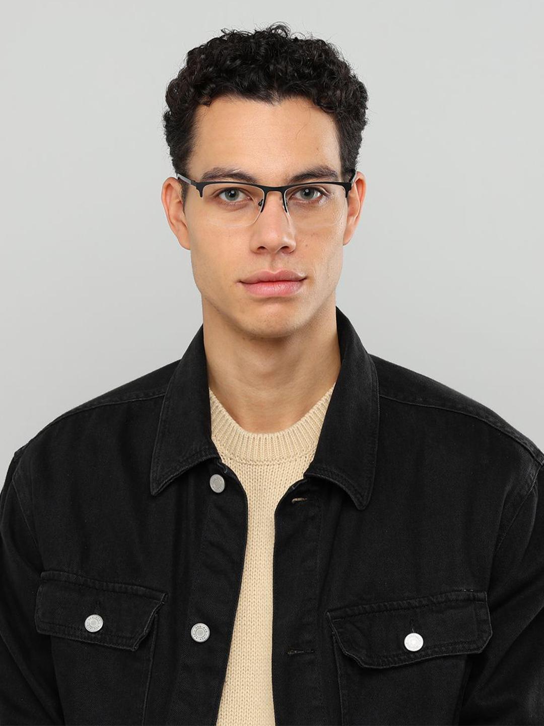 Buy Guy Laroche Men Half Rim Rectangle Frames - Frames for Men 33816930 ...