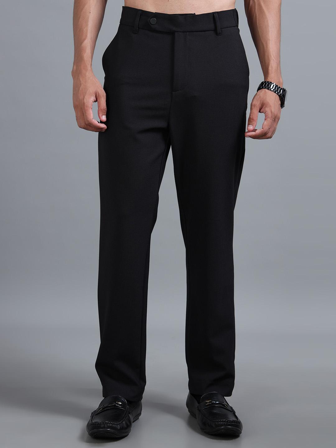 Buy RIGS AND RAGS Men Relaxed Regular Fit Trousers - Trousers for Men ...
