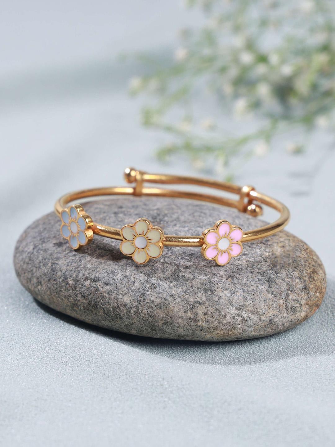 Buy Elegante Kids Infant Girls 925 Sterling Silver Bangle - Bangle for ...