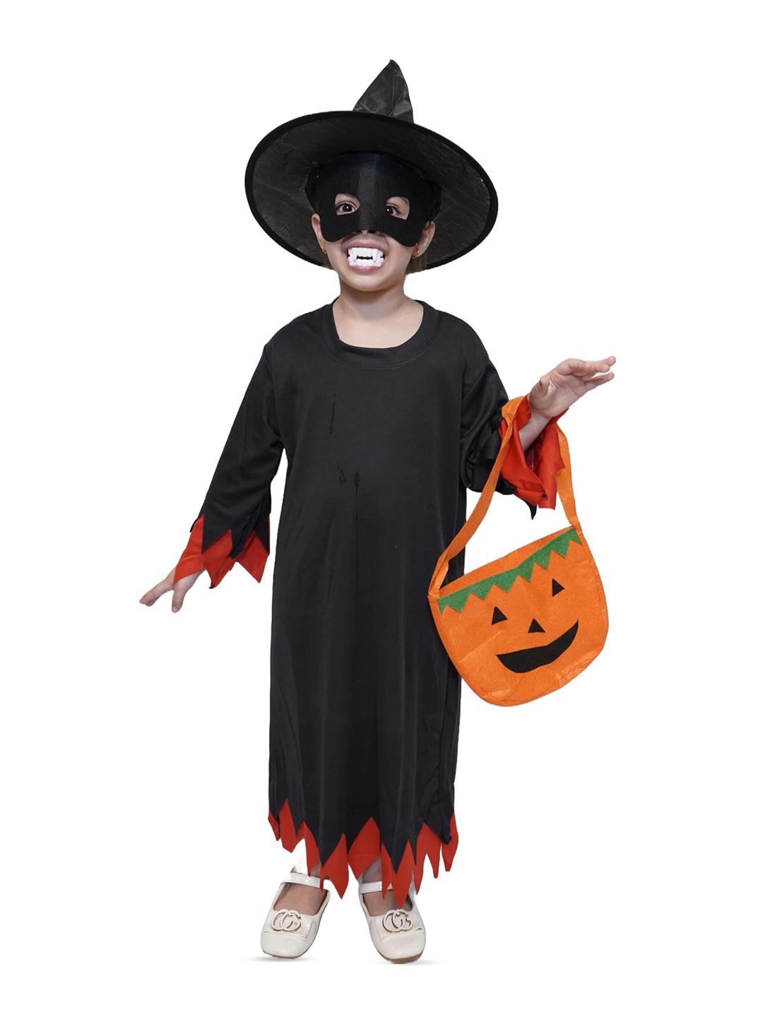 Buy Kaku Fancy Dresses Girls Halloween Witch Costume Set - Clothing Set ...