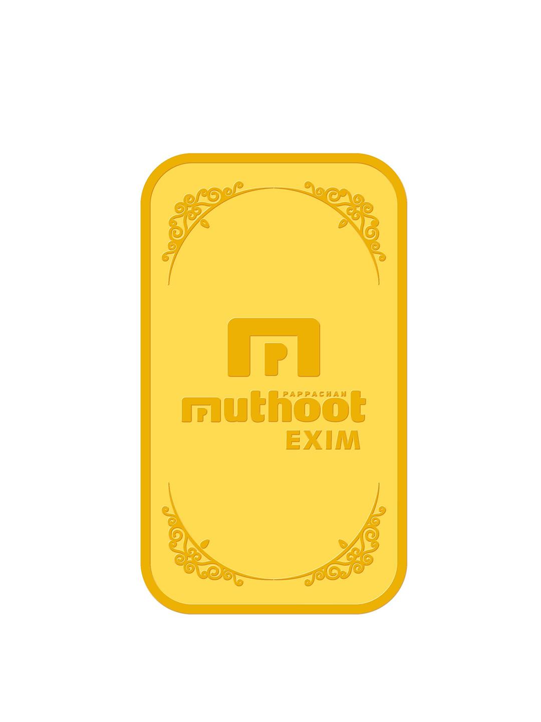 Buy Muthoot Pappachan 24Kt Gold 999 Gold Bar 2 GM + 1 GM - Gold Coin ...