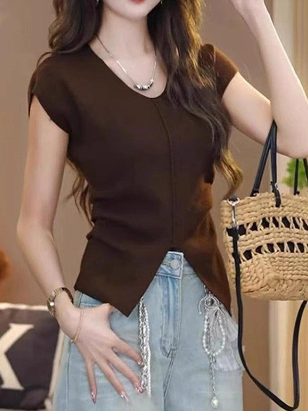 Buy Outzidr Women Extended Sleeves Top - Tops for Women 33802065 | Myntra