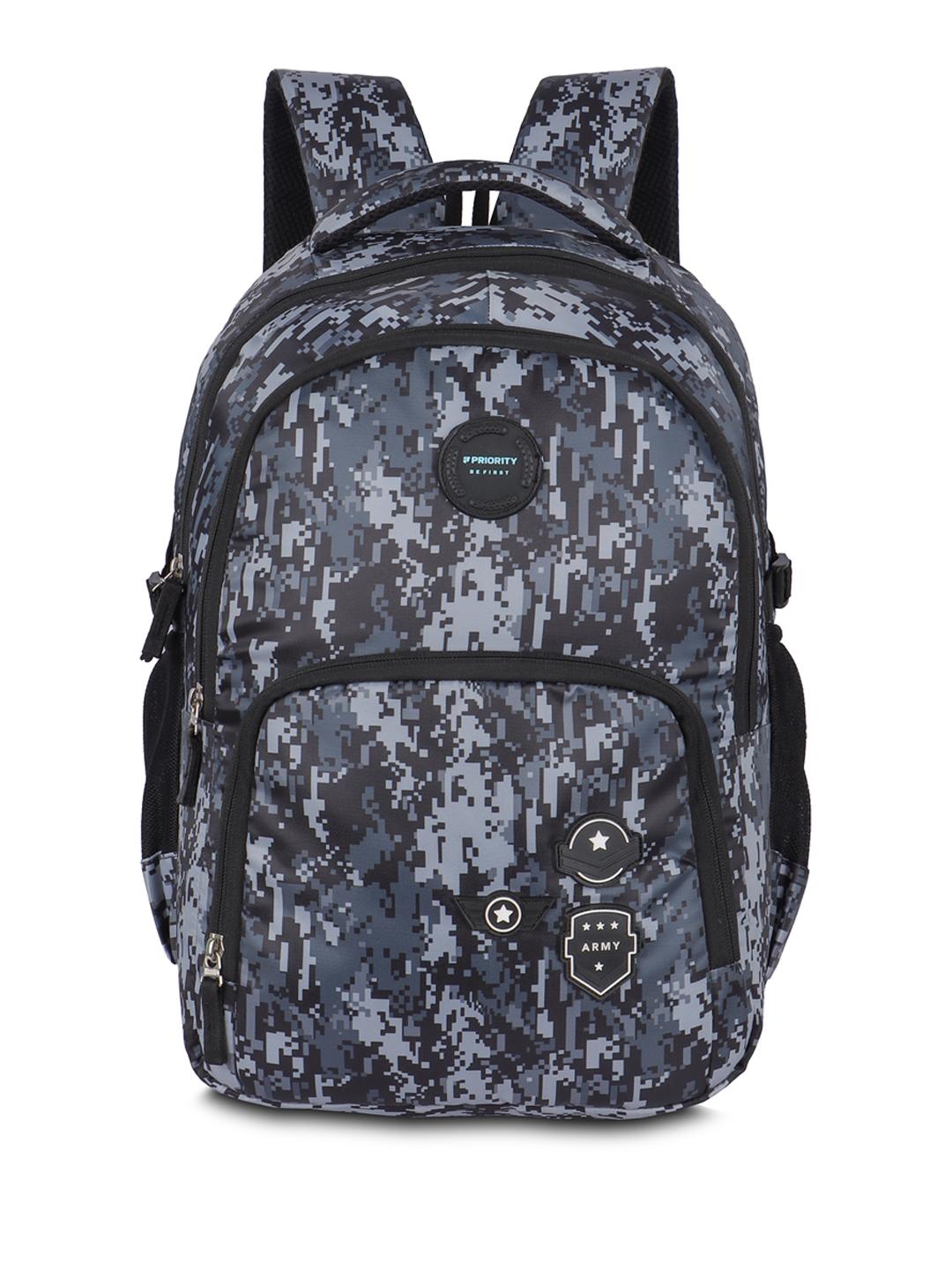 Buy Priority Unisex Camouflage Printed Backpack 38 L - Backpacks for ...
