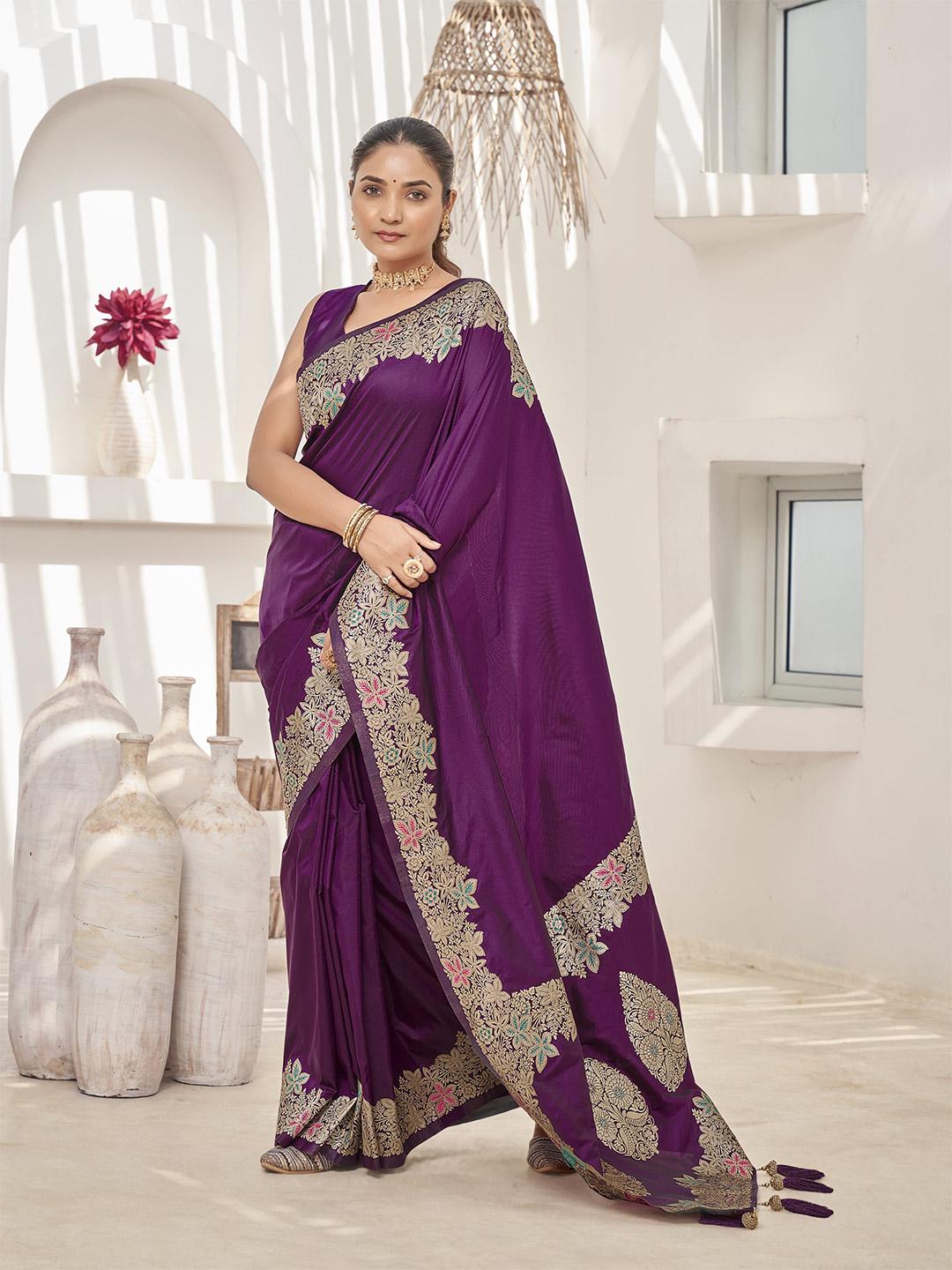 Buy MANOHARI Woven Design Zari Kanjeevaram Saree - Sarees for Women ...