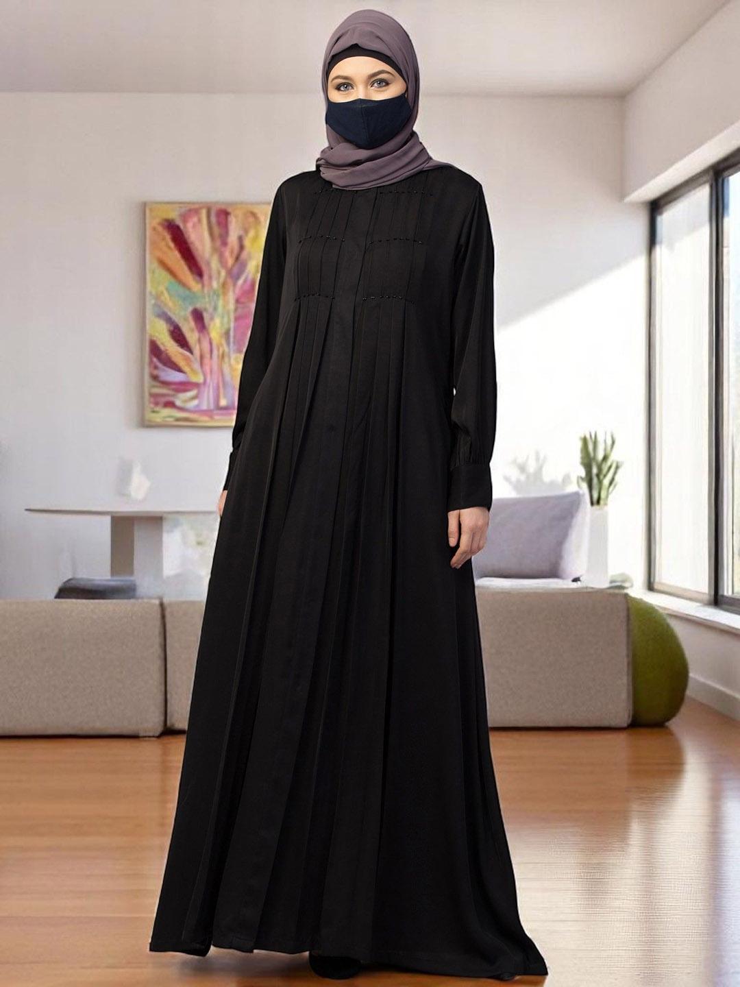 Buy BASHARIYA Front Open Abaya With Scarf - Burqas for Women 33848266 ...