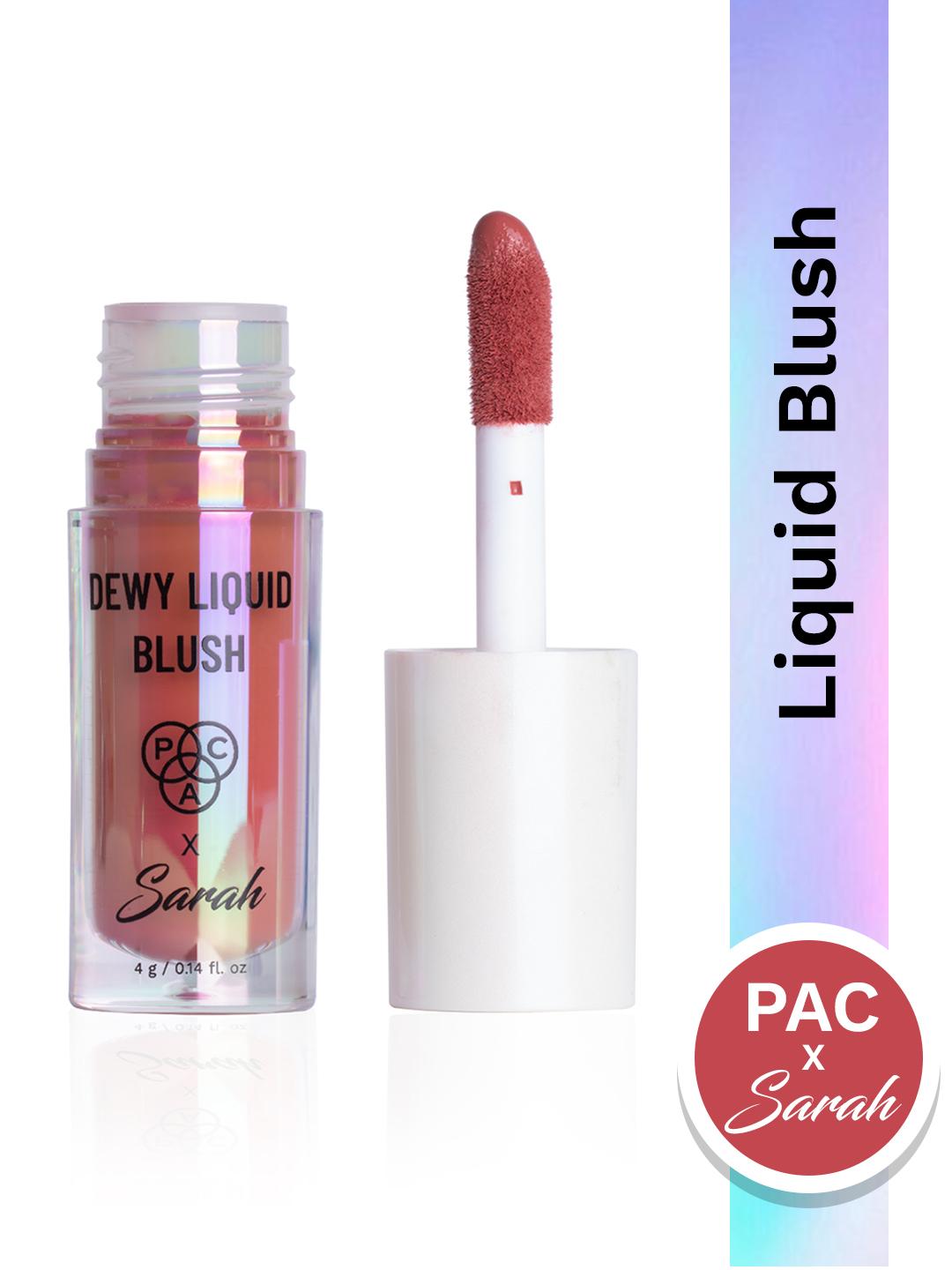 Buy PAC X Sarah Lightweight Dewy Liquid Blush 4 G Turkish Delight ...