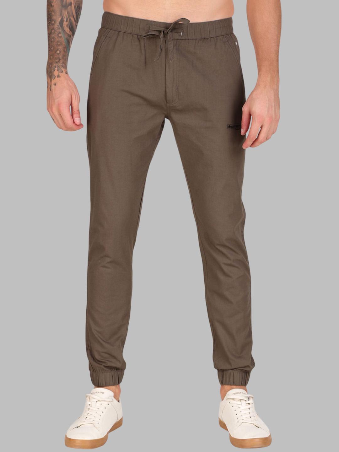 Buy MOUNTAIN COLOURS Men Cotton Regular Fit Mid Rise Track Pant - Track ...