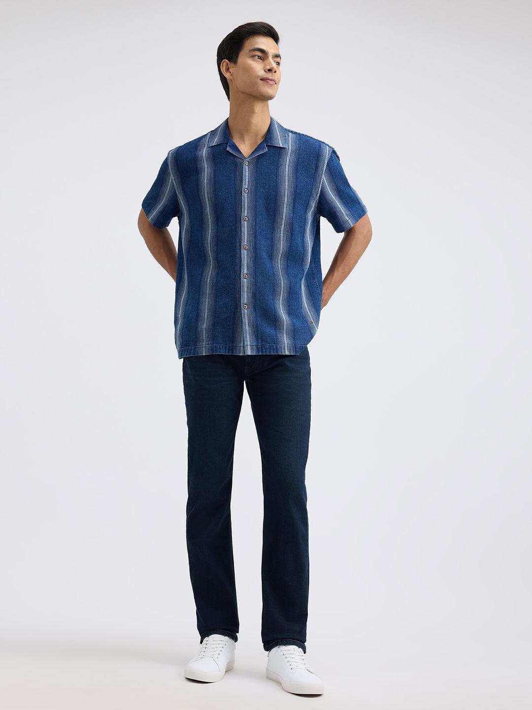 Buy Pepe Jeans Men Opaque Striped Casual Shirt - Shirts for Men ...