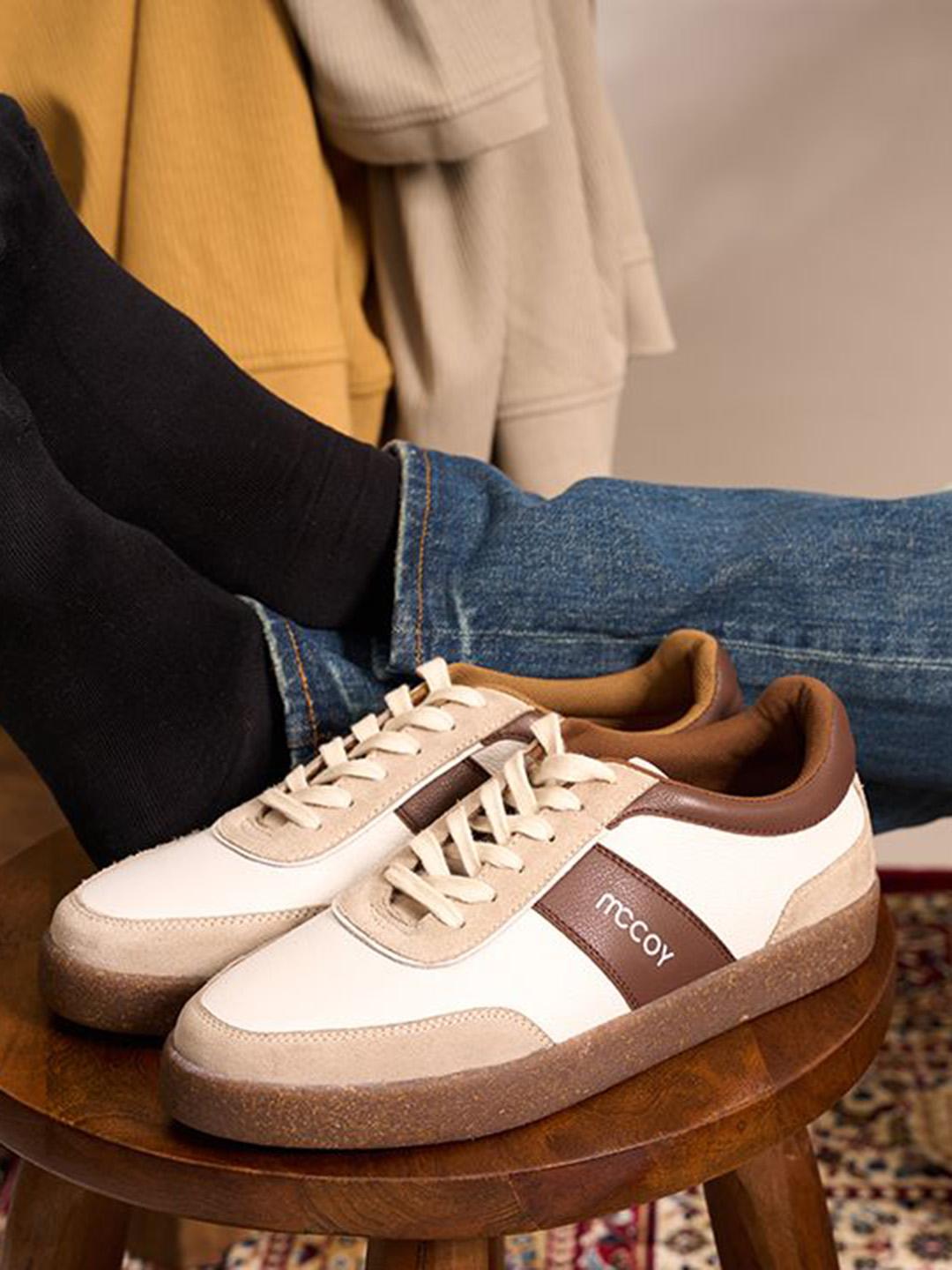Buy Mccoy Men Leather Sneakers - Casual Shoes for Men 33866238 | Myntra