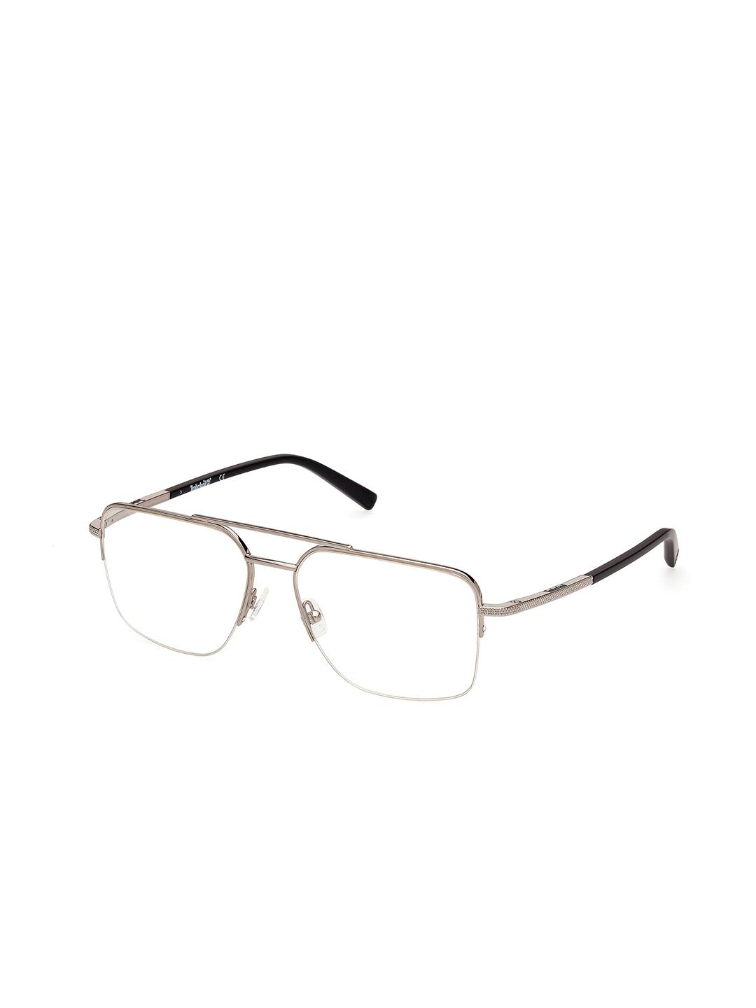Buy Timberland Men Metal Half Rim Navigator Frames TB1772 56 008 ...
