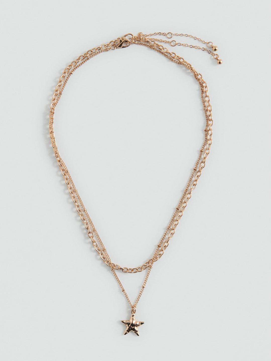 Buy MANGO Women Set Of 2 Minimal Chains - Necklace And Chains for Women ...